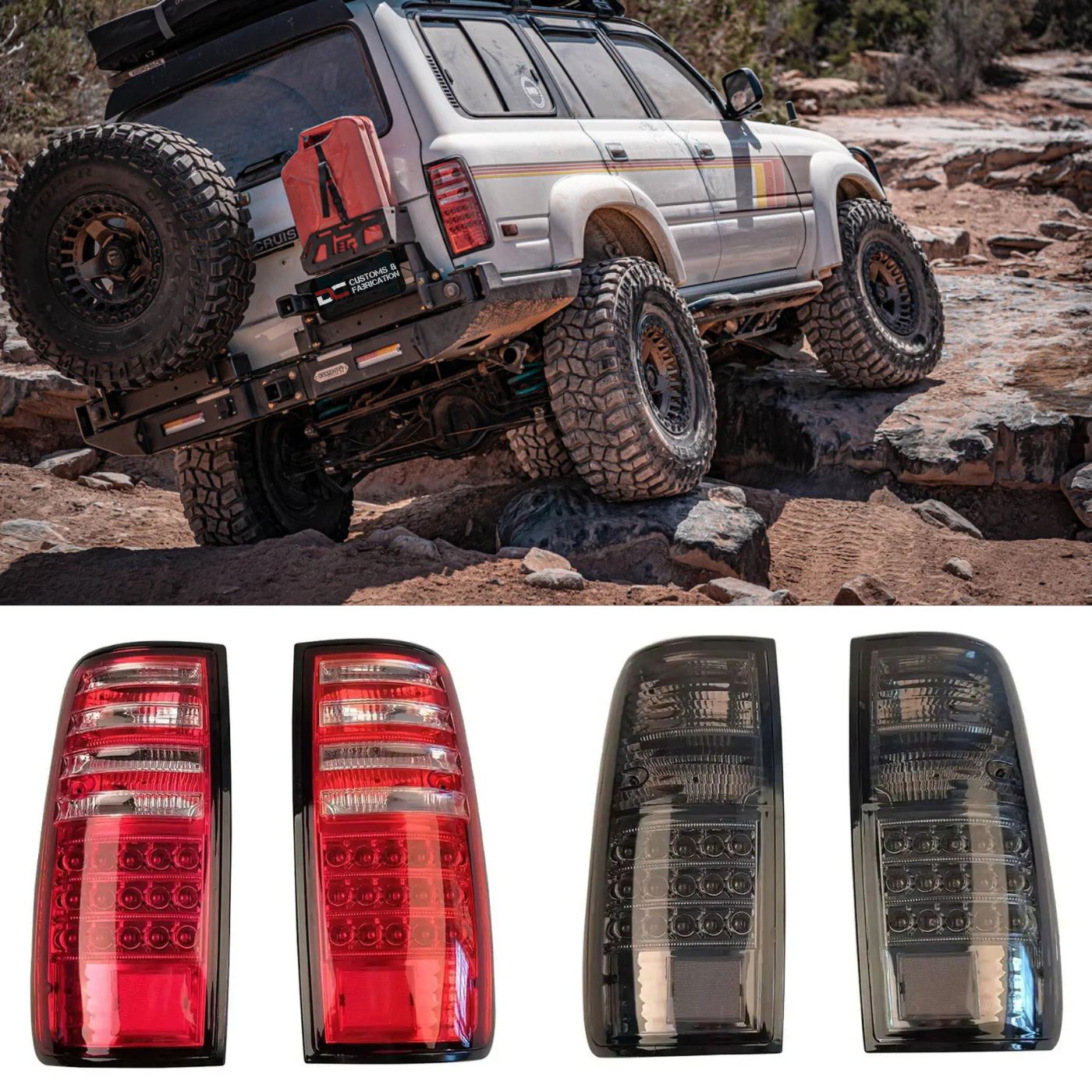 Toyota LANDCRUISER 80 Series FJ80 LC80 1990-1997 LED Taillights – DC ...
